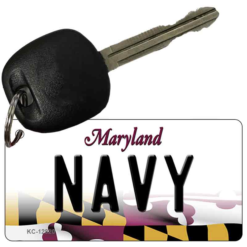 Navy Novelty Metal Key Chain KC-12820 3" x 1.5" Key Chain (KC ...