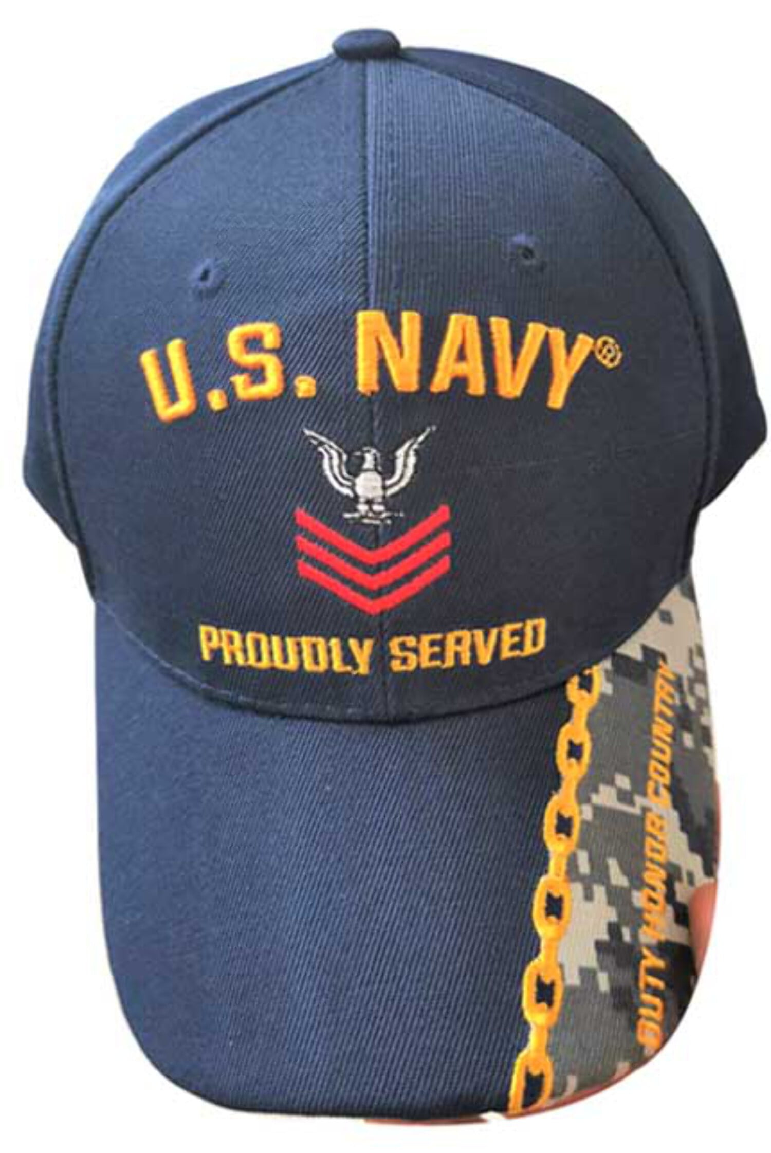 Navy PO 1st Class Cap USN US Navy PO1 - Walmart.com