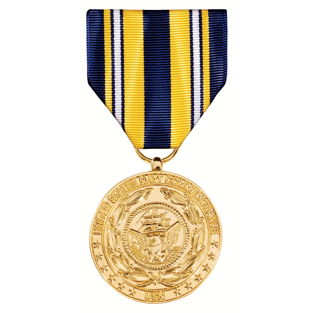 Navy Service Commemorative Medal Anodized - Walmart.com
