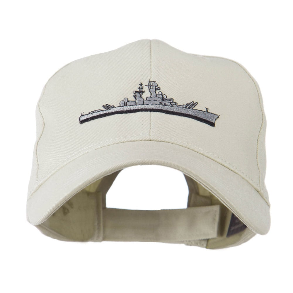 Navy Ship Missile Embroidered Cap - Stone OSFM - Walmart.com