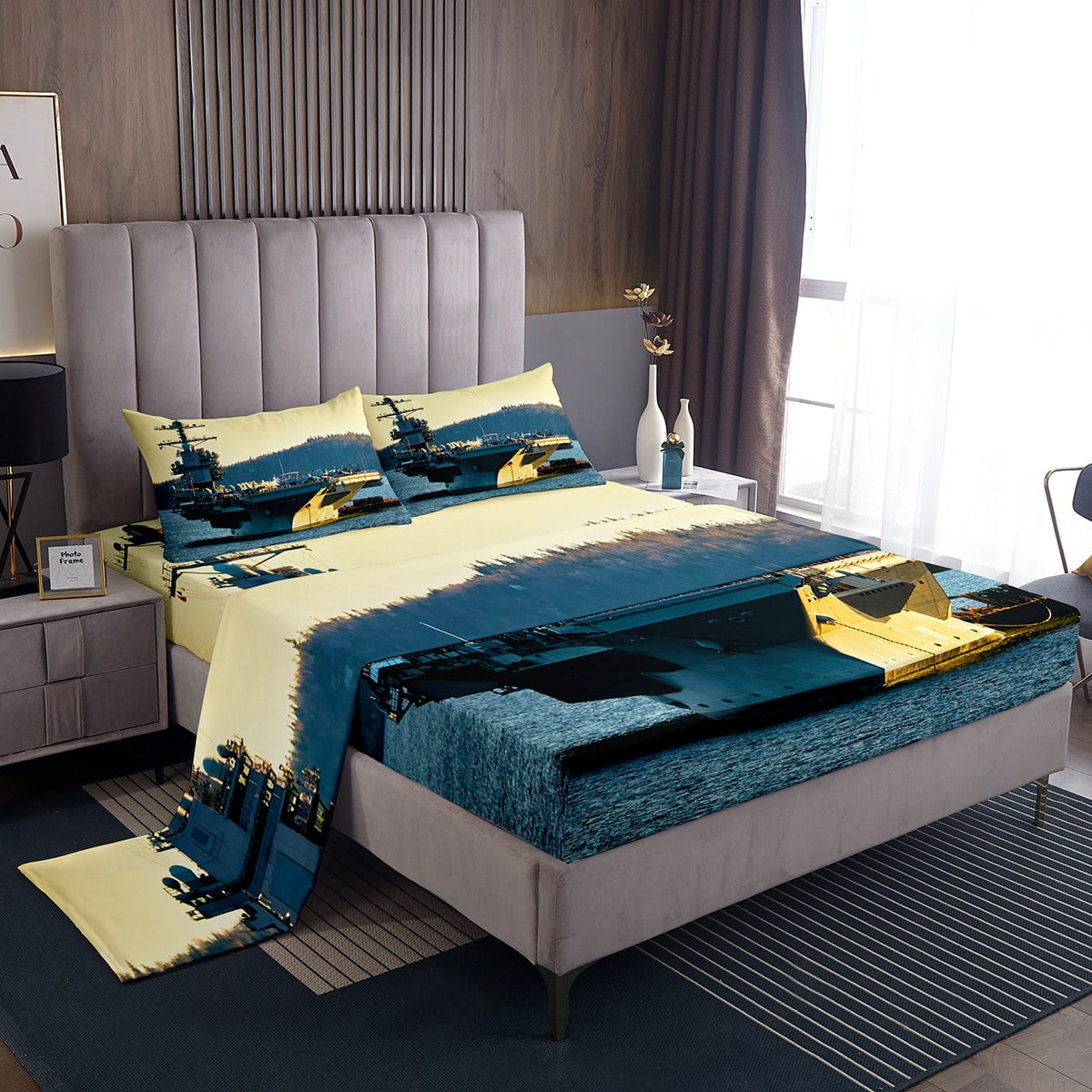 Navy Ship Sheet Set Military Theme Sheets Warship Military Combat Ship ...