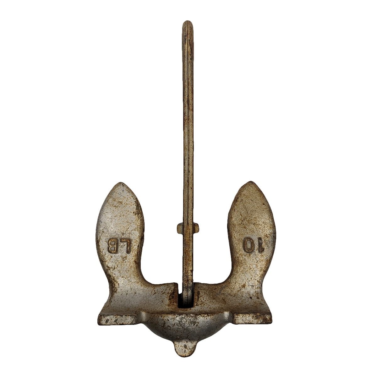 Navy Ships Anchor Ten Pound Weight Doorstop Small Boat Fluke Style Sand ...