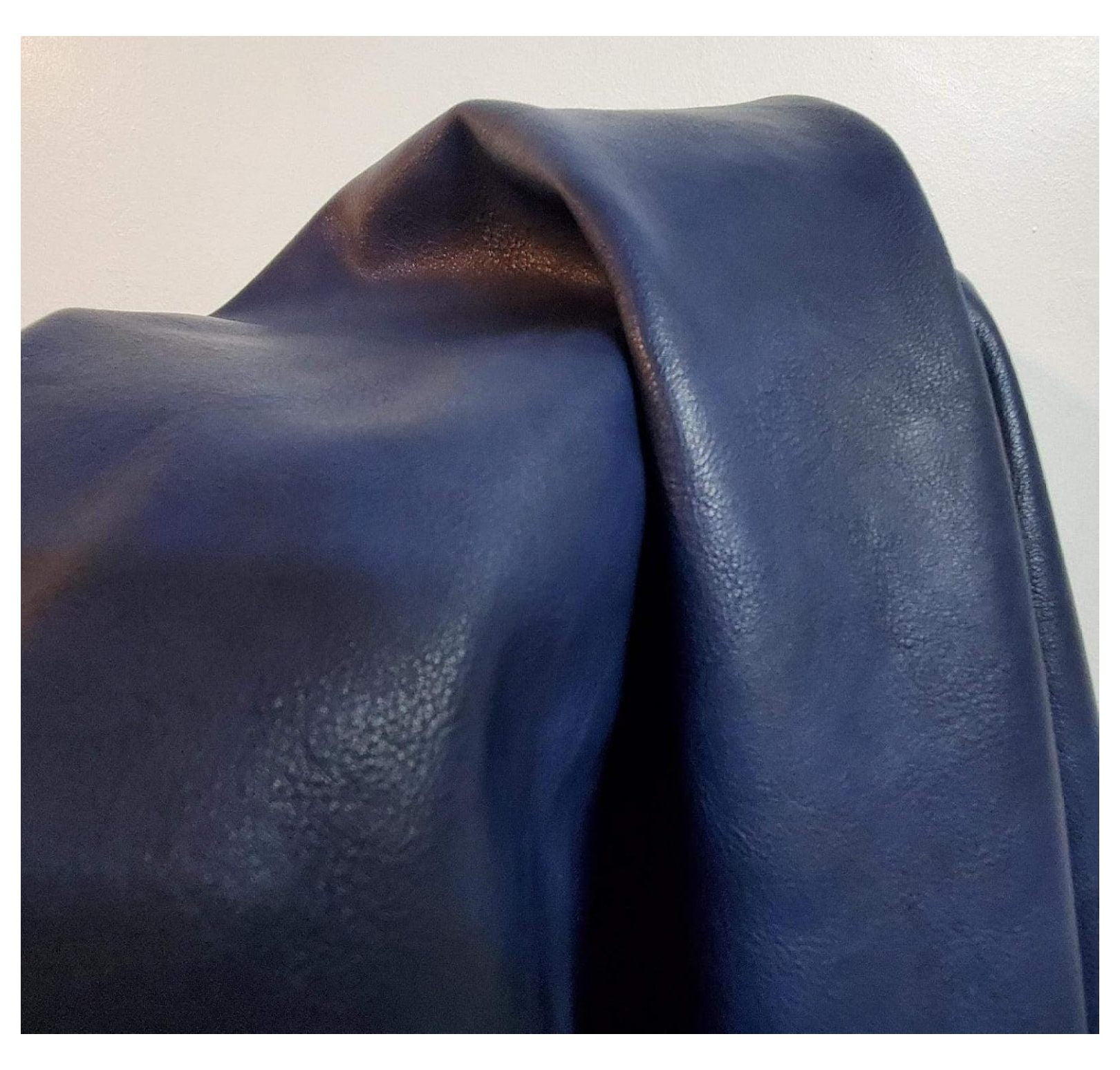 | Navy Soft Faux Vegan Leather PU (Peta Approved Vegan) | 2 Yard (72 x ...