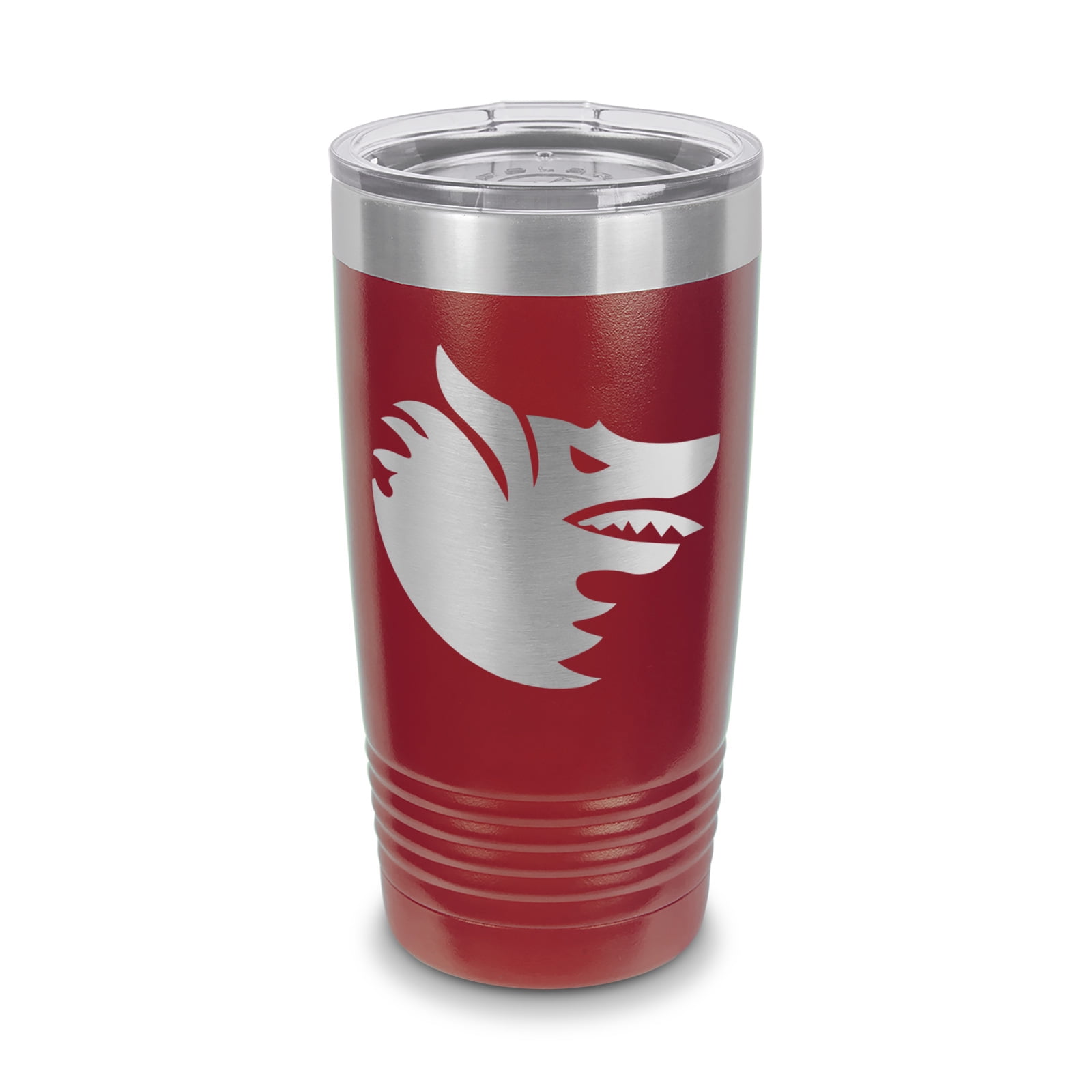Navy Squadron Vf 1 Wolfpack Tumbler 20 Oz Laser Engraved W Clear Lid