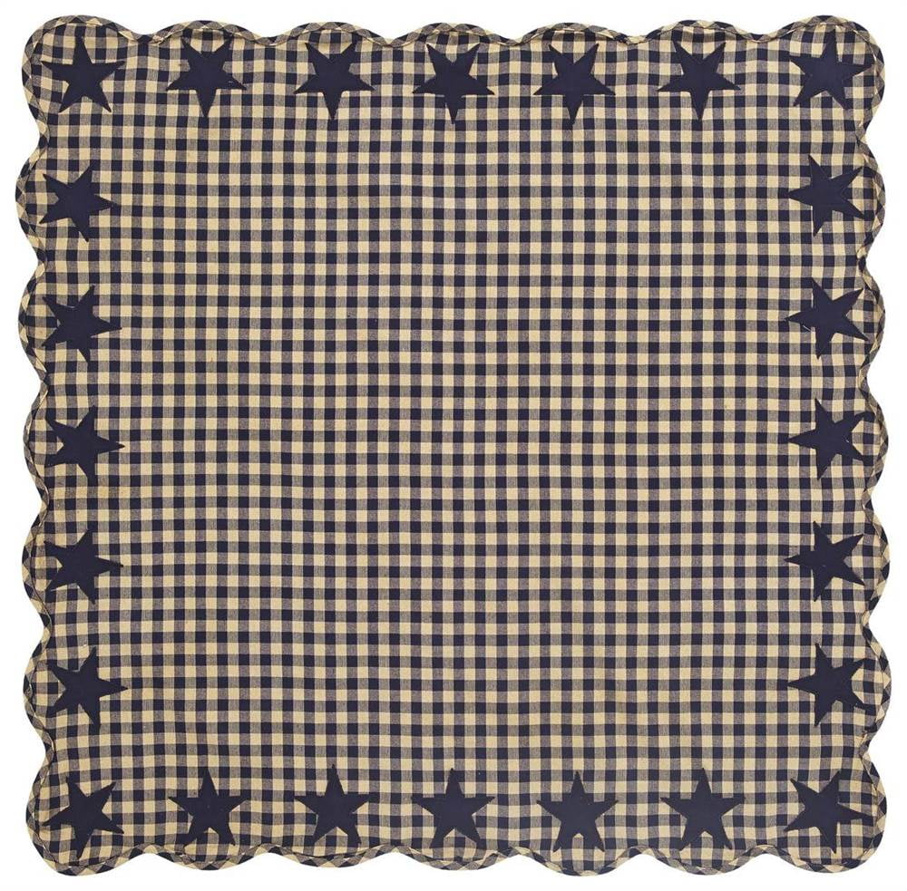 Navy Star Scalloped Table Topper - Walmart.com