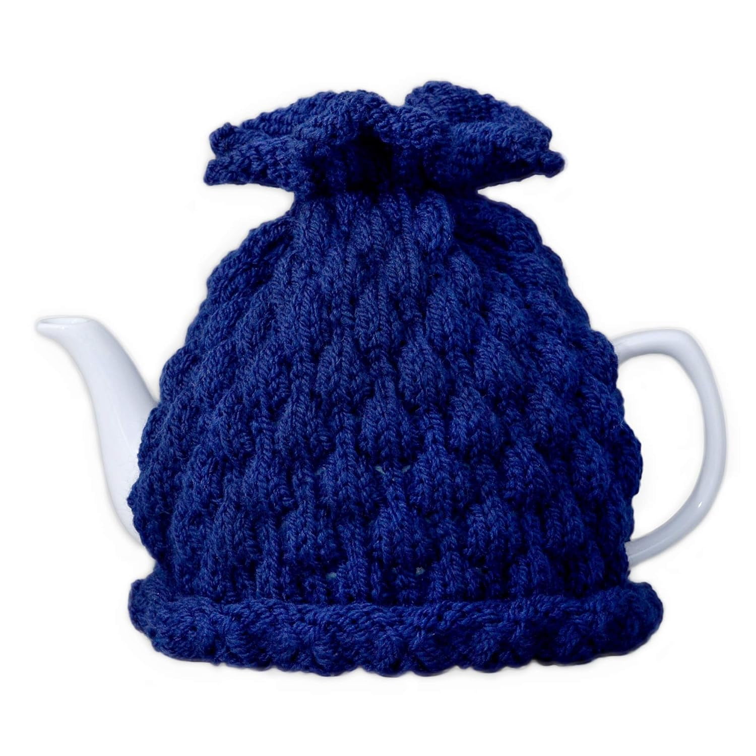 Navy Teapot Cozy Tea Pot Cosy Cover Knitted Warmer Cosie - Walmart.com