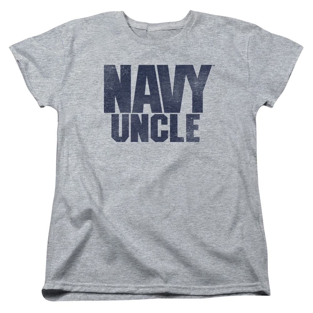Trevco Sportswear NA108H-WT-1 Navy Uncle Womens Short Sleeve T-Shirt ...