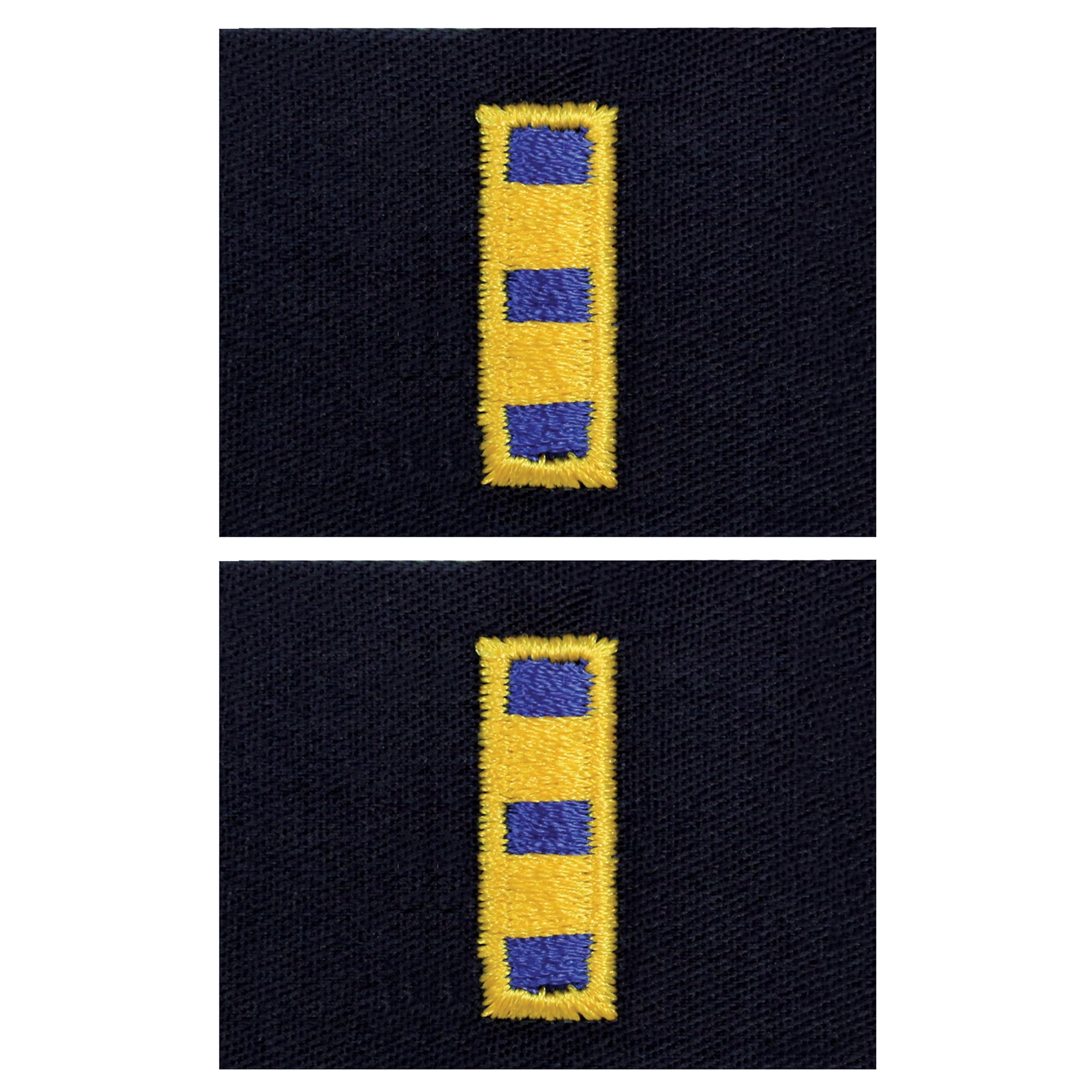 Navy Warrant Officer 2 Embroidered Sew-On Collar Device - Coverall ...