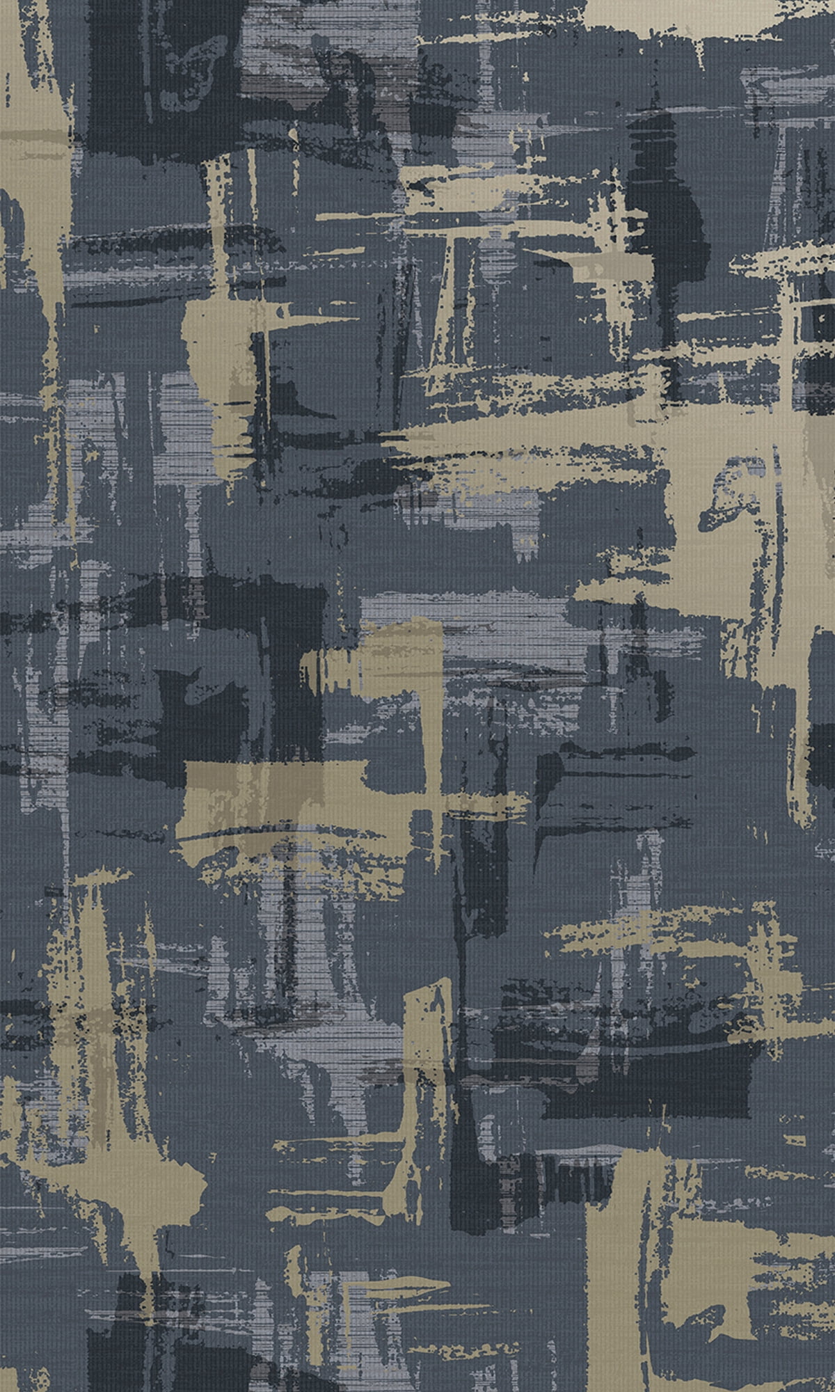 Navy Weathered Surface Abstract Geomertric Wallpaper - Walmart.com