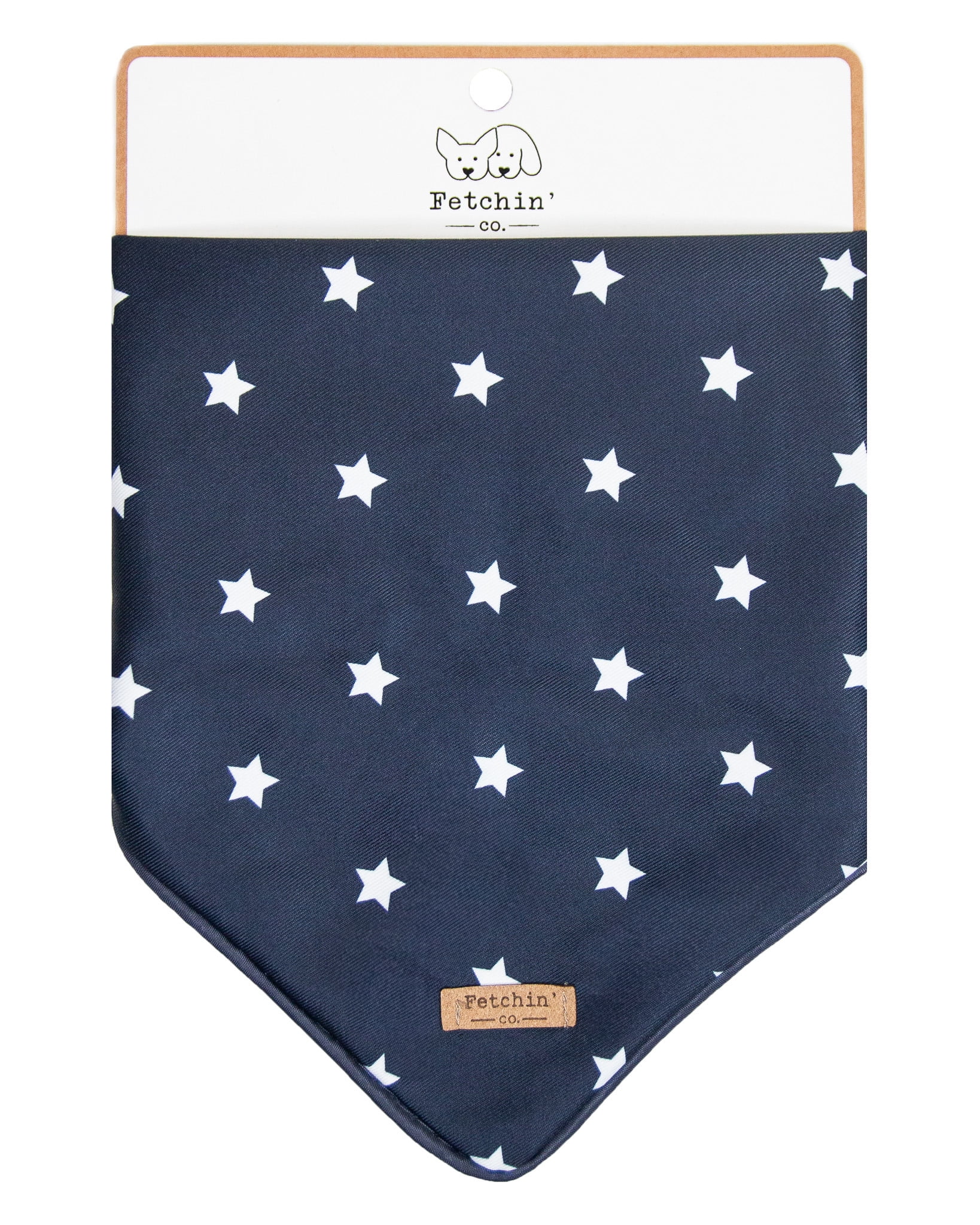 Navy White Stars Printed Bandana - Walmart.com