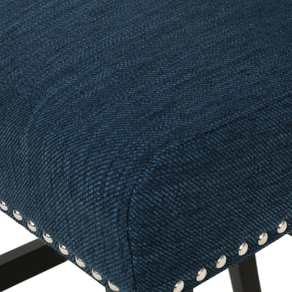 Navy and Black - Diamond Stitch & Wingback - Breakfast Nook - Elegant ...