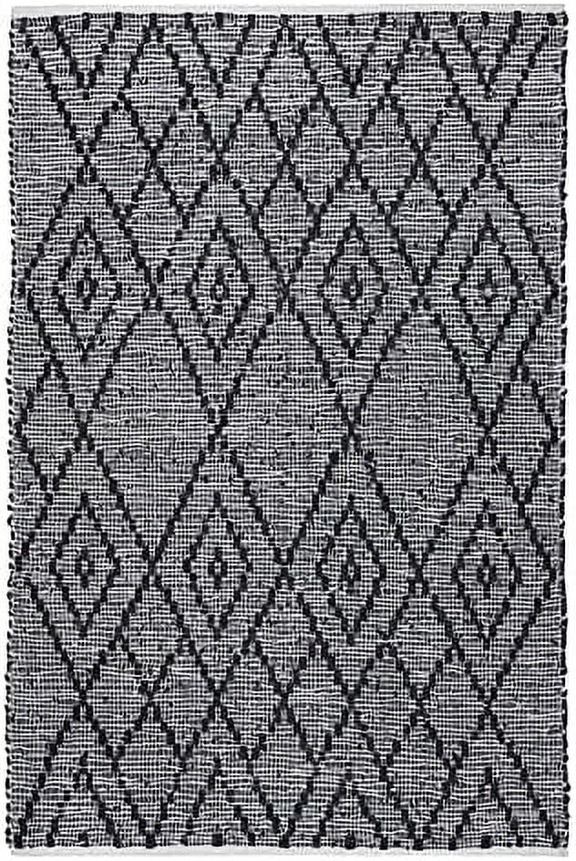 Navya Handwoven Rag Area Rug, Washable Rug, Entryway Rug, Rug For ...