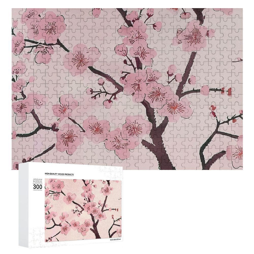 Awypu Blossoming Tree Branch Wooden Jigsaw Puzzle for Adults and Kids ...