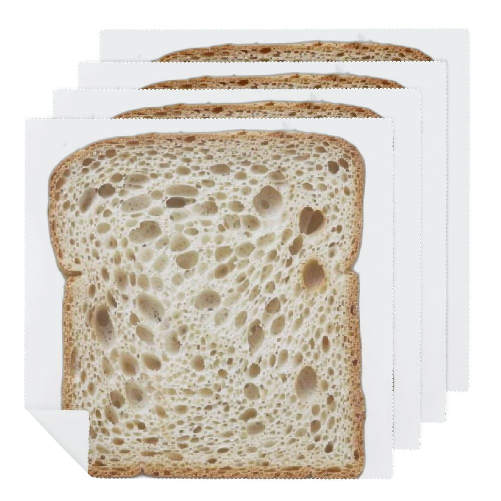 Nawy Bread Slice Cloth Napkins for Farmhouse Party Dining Table Decor ...