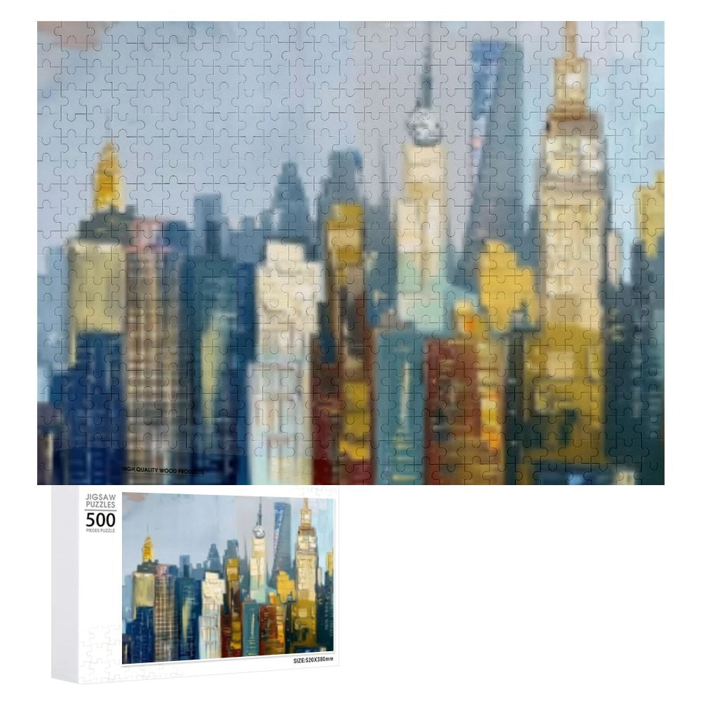 Awypu Challenging Difficult Wood Puzzles for Adults Abstract Colorful ...