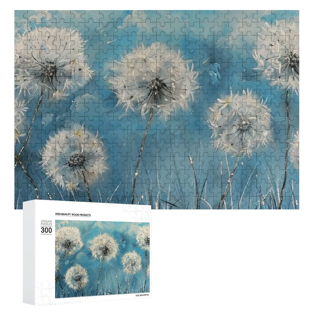 Awypu Dandelions Wooden Puzzle Challenging Difficult Wood Puzzles for ...
