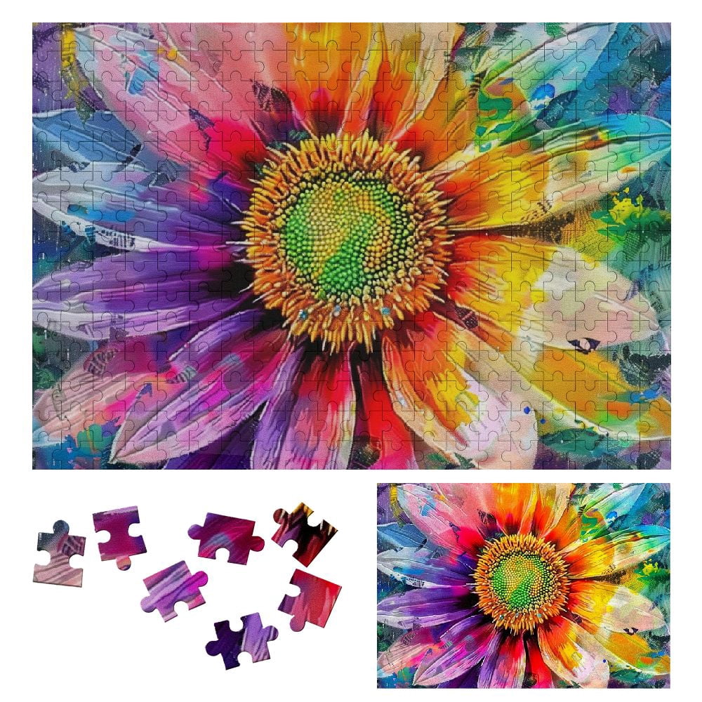 Awypu Flowers Wood Puzzle for Adults Challenging Difficult Puzzles 300 ...