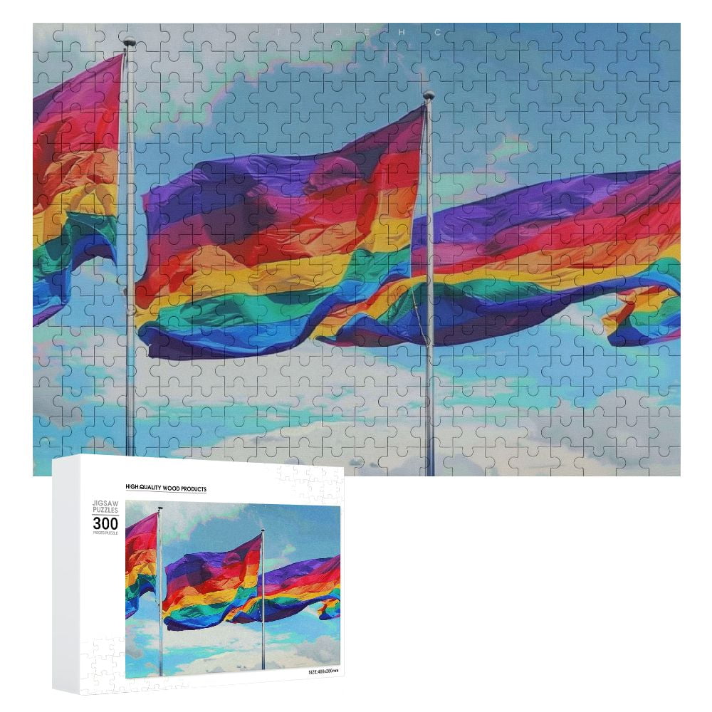 Awypu LGBT Poster Rainbow Flag Equality Movement Happy Pride Month ...
