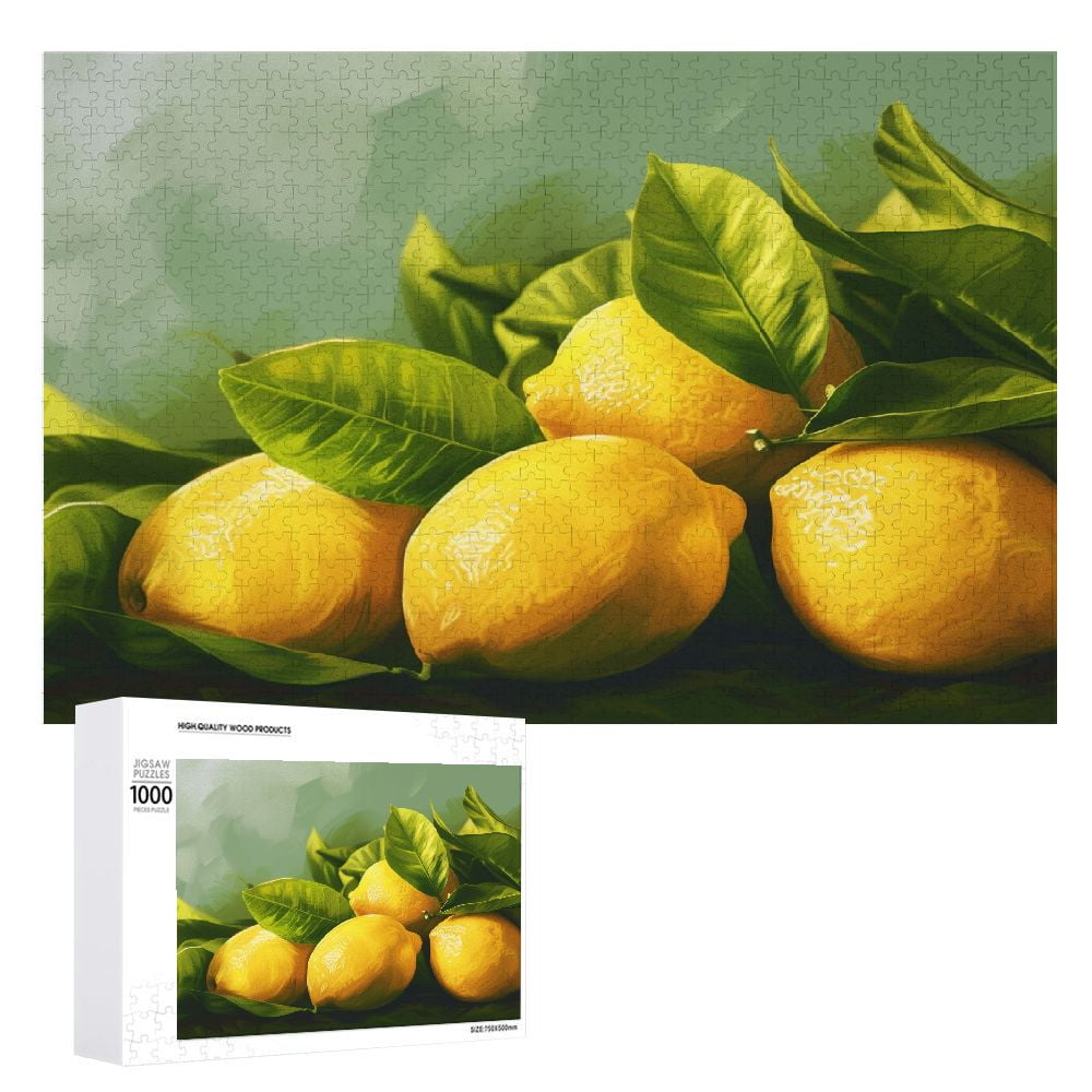 Awypu Lemons Realistic Wooden Jigsaw Puzzle 1000 PCS - Walmart.com