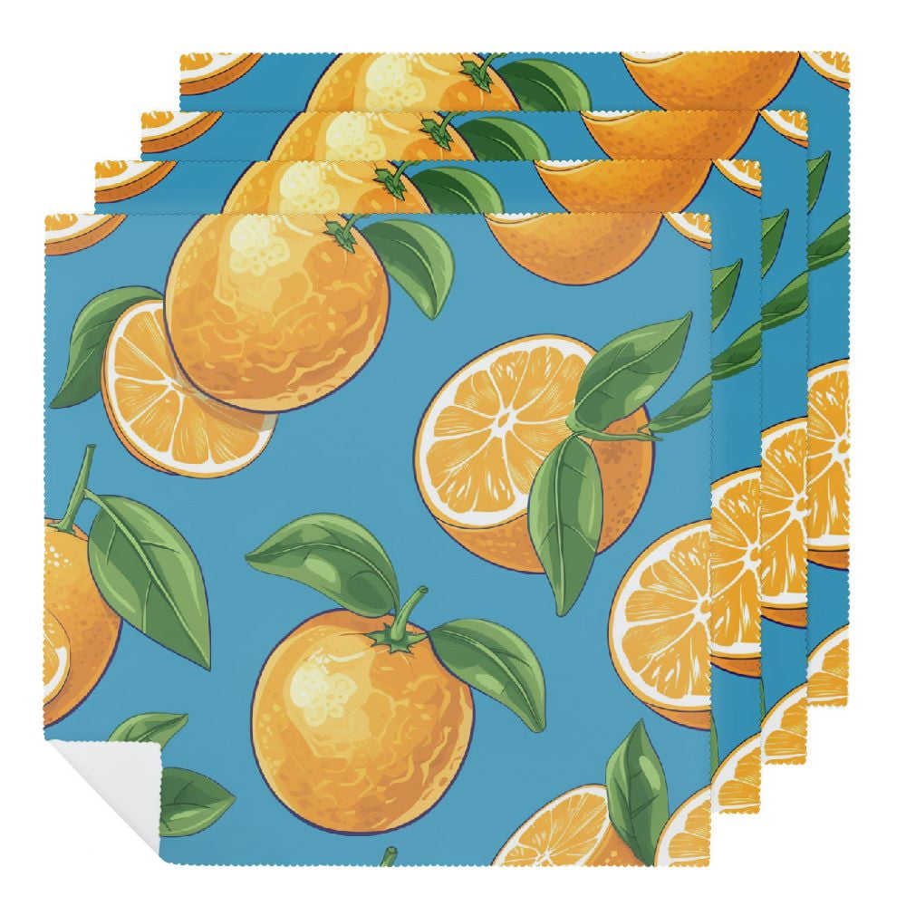 Nawy Oranges on a Bright Blue Background Cartoon Anime Style Vector ...