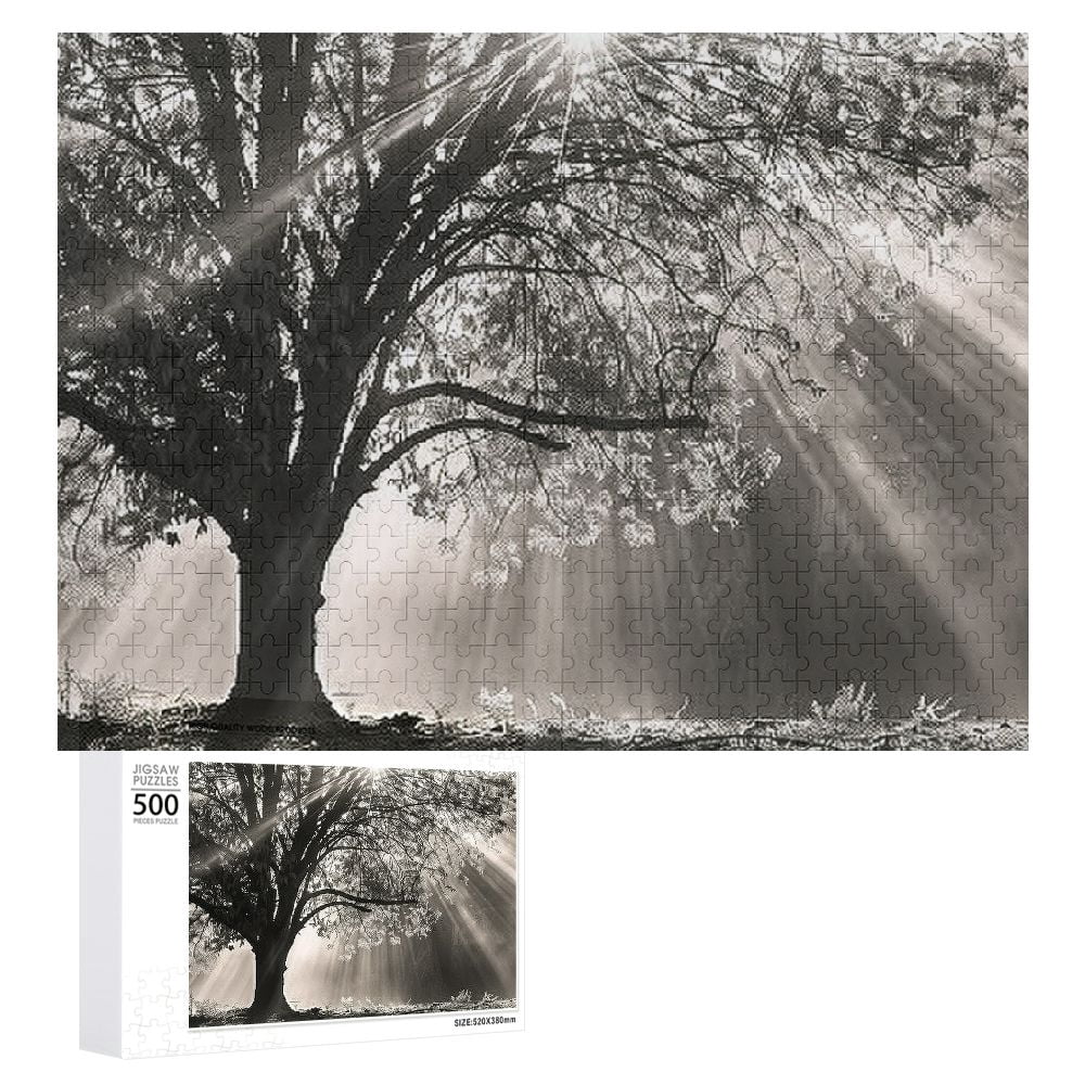 Awypu Sun Rays Wooden Jigsaw Puzzle for Adults and Kids Challenging ...