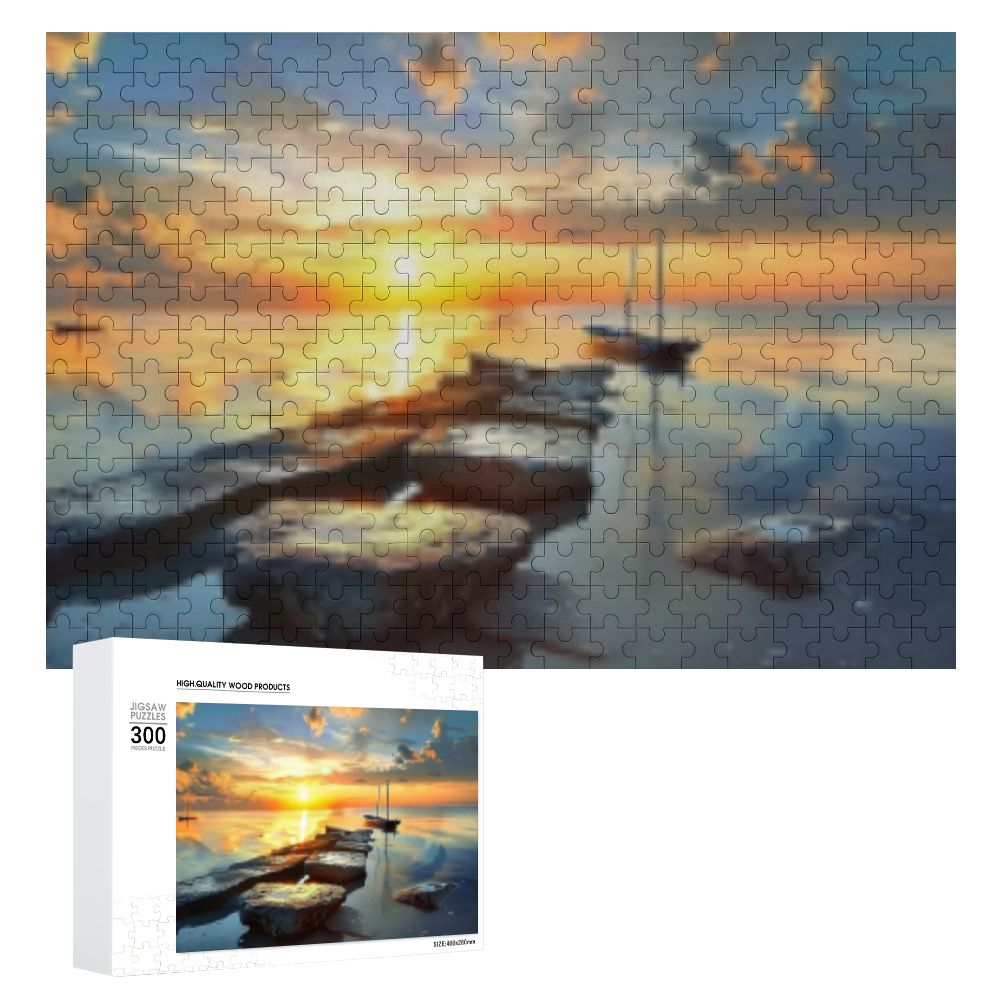 Awypu Tropical Coastal Sunset Painting Modern Sea Shoreline Prints ...