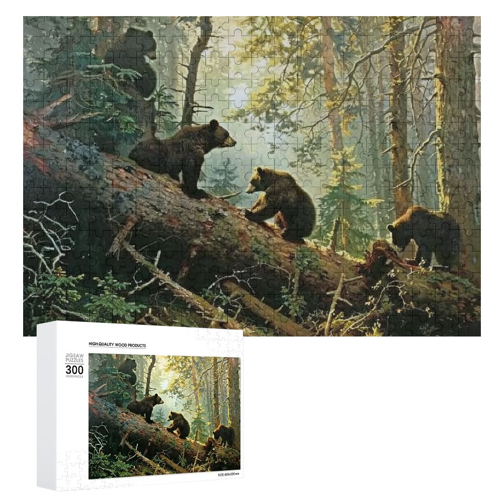 Awypu Wooden Jigsaw Puzzle - in Forest - Premium Eco-Friendly Wood ...