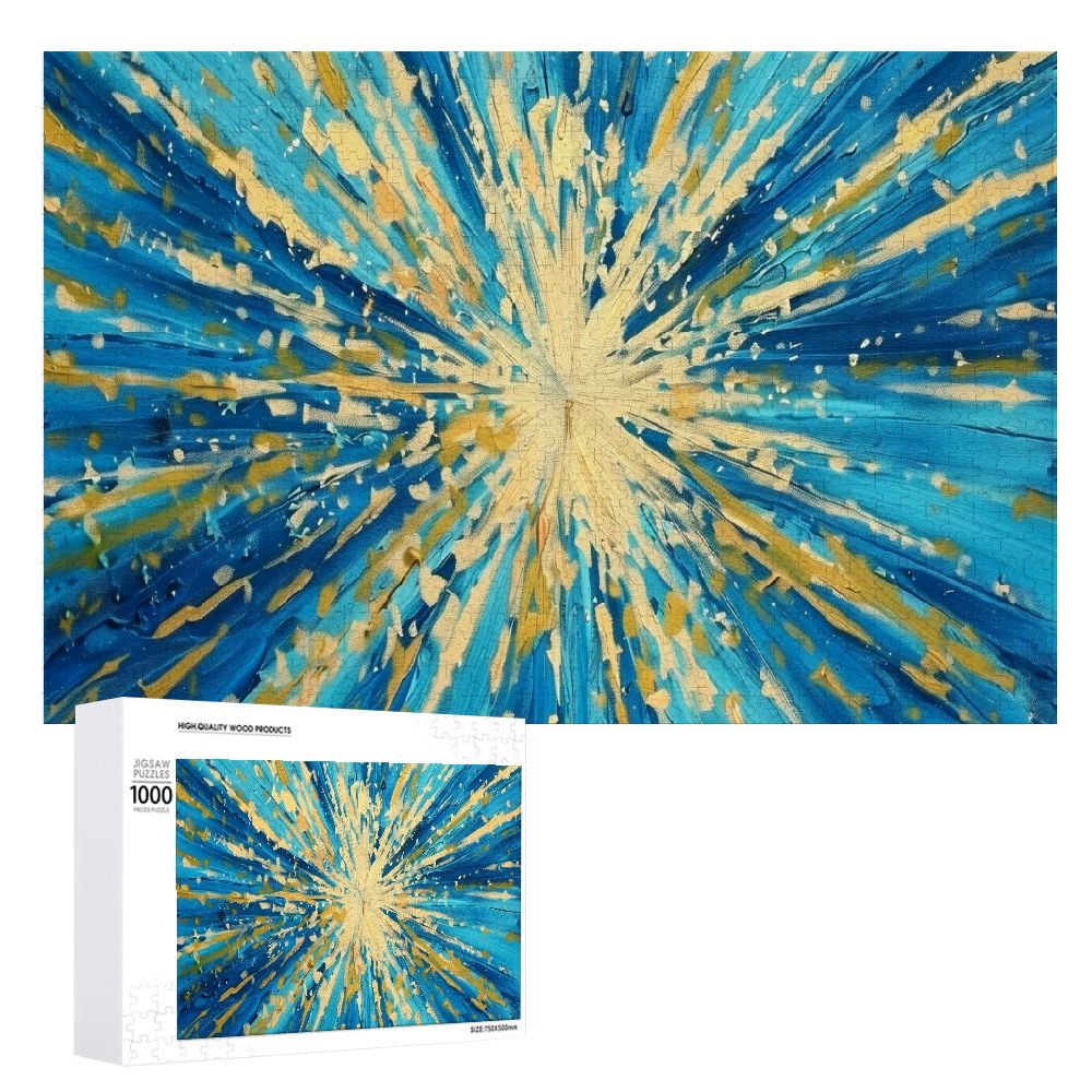 Awypu Wooden Jigsaw Puzzle Leisure Game Toy Gift for Family Friends ...