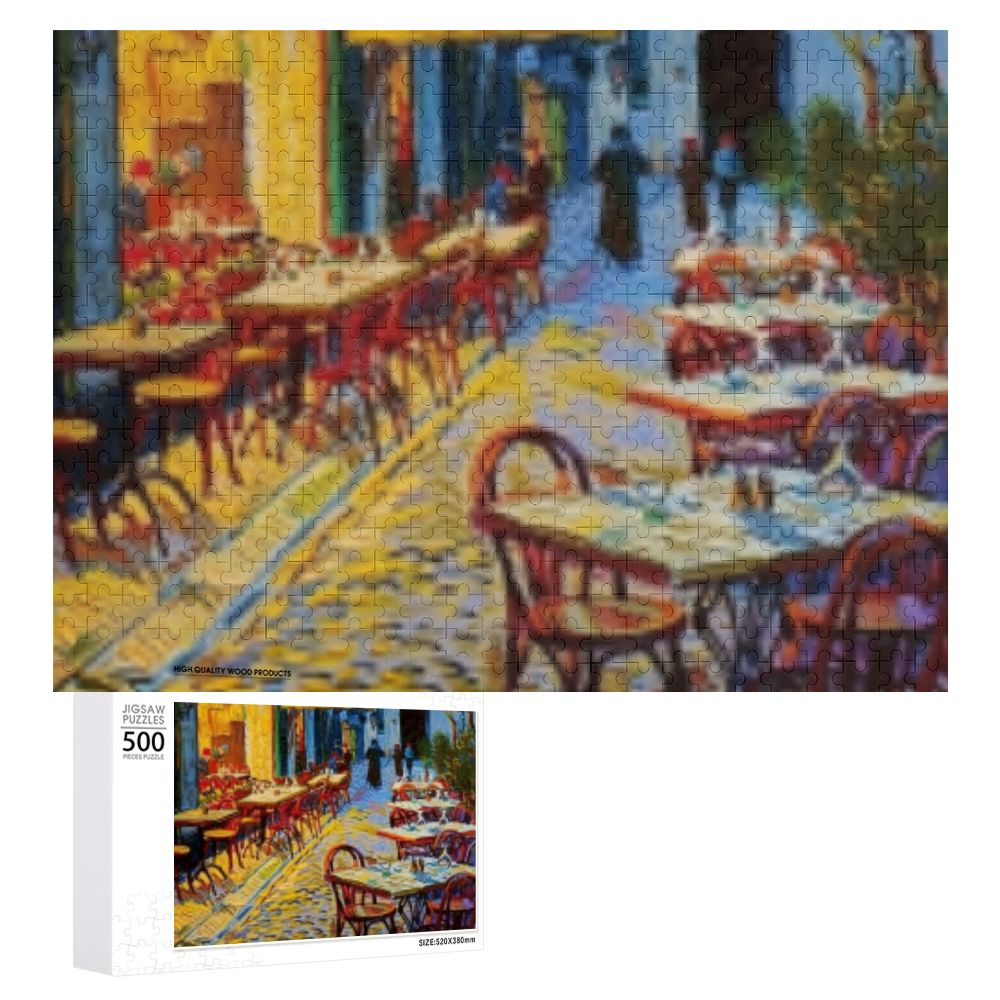 Awypu Wooden Jigsaw Puzzle for Adults and Kids Reproduction Cityscape ...