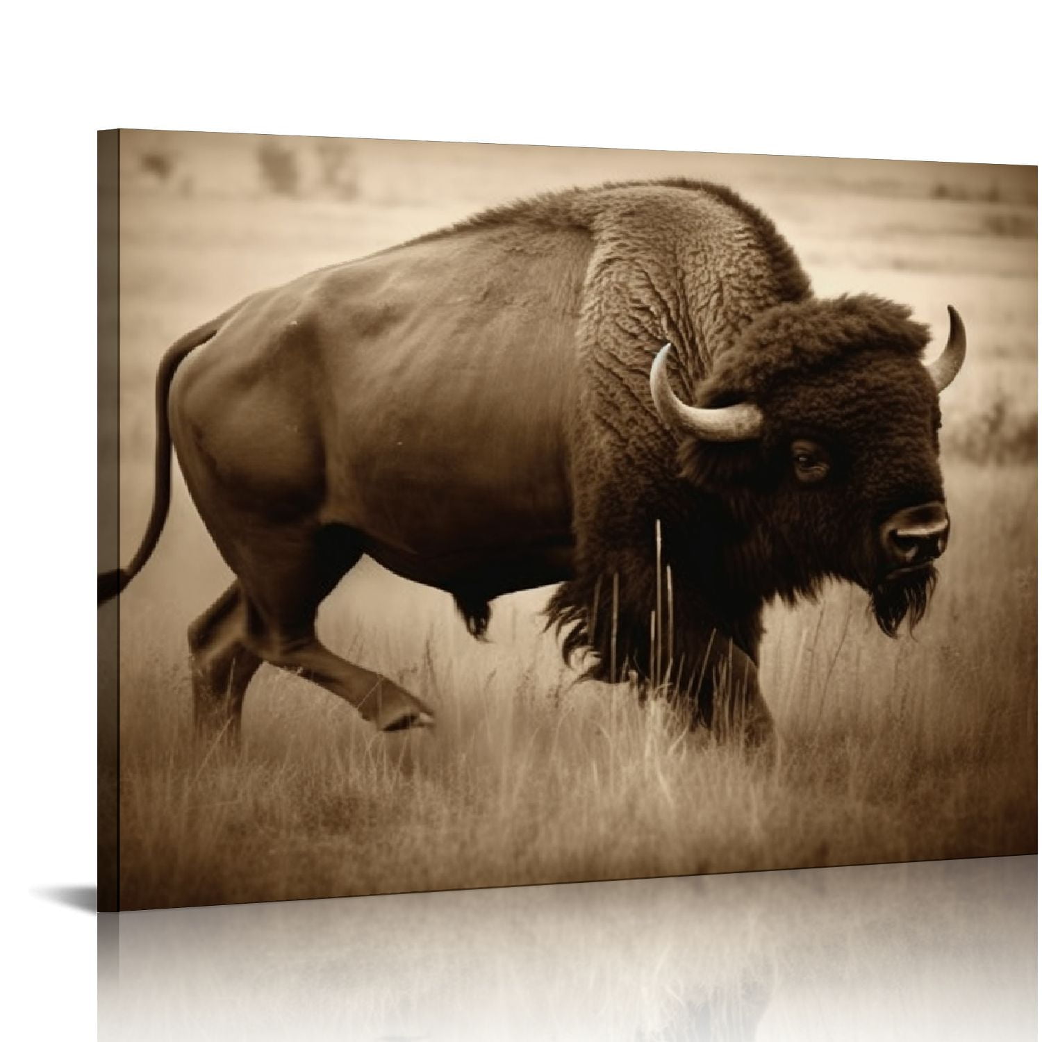 Nawypu 2 Bullfighting Masculine Home Decor Contemporary Brown Wall ...