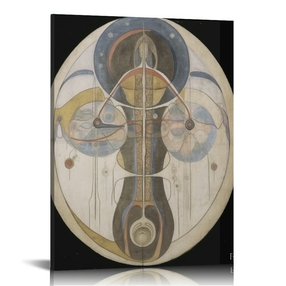 Nawypu 23 Famous Paintings by Hilma Af Klint - by Hilma Af Klint Canvas ...