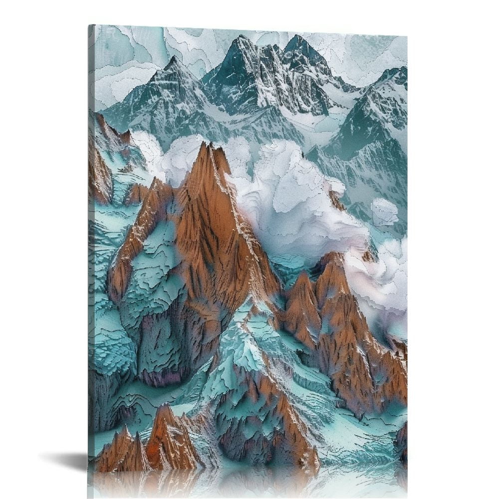 Nawypu 3D Art Prints, 3D Wall Art Decor, Original Landscape Prints On ...