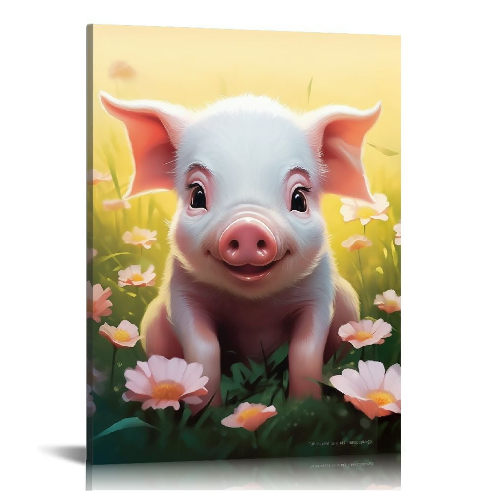 Awypu 5D Diamond Painting Kit, Digital Painting Kit - DIY Cartoon Pig ...