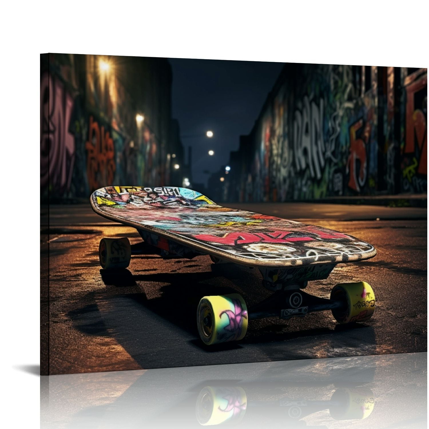 Nawypu 6Pcs Banksy Wall Art Classic Street Graffiti Prints Abstract ...