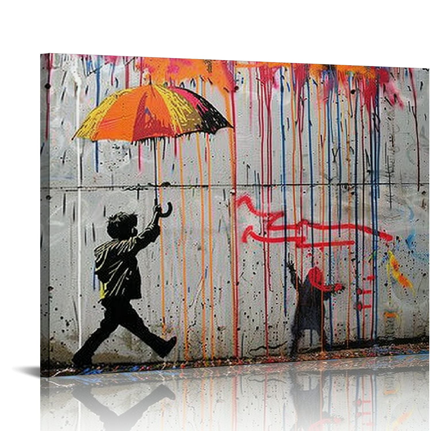 Nawypu 6Pcs Banksy Wall Art Classic Street Graffiti Prints Abstract ...