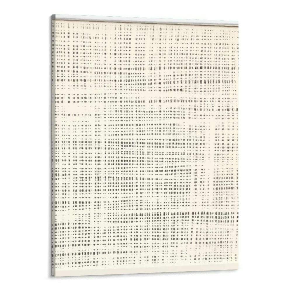 Nawypu Abstract Beige Canvas Wall Art Boho Mid Century Modern Prints ...