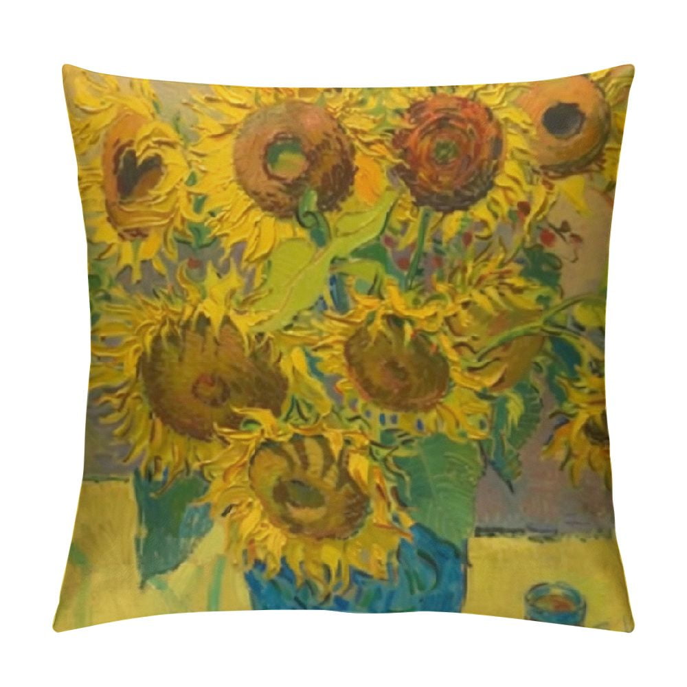 Nawypu Abstract Pillow Covers Vincent Van Gogh Cushion Covers ...