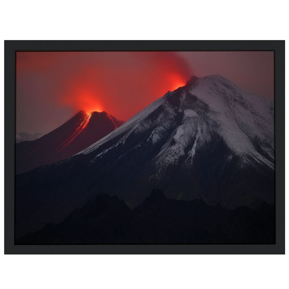 Nawypu Active Volcano Natural Scenery Volcano Eruption Magma Flow ...