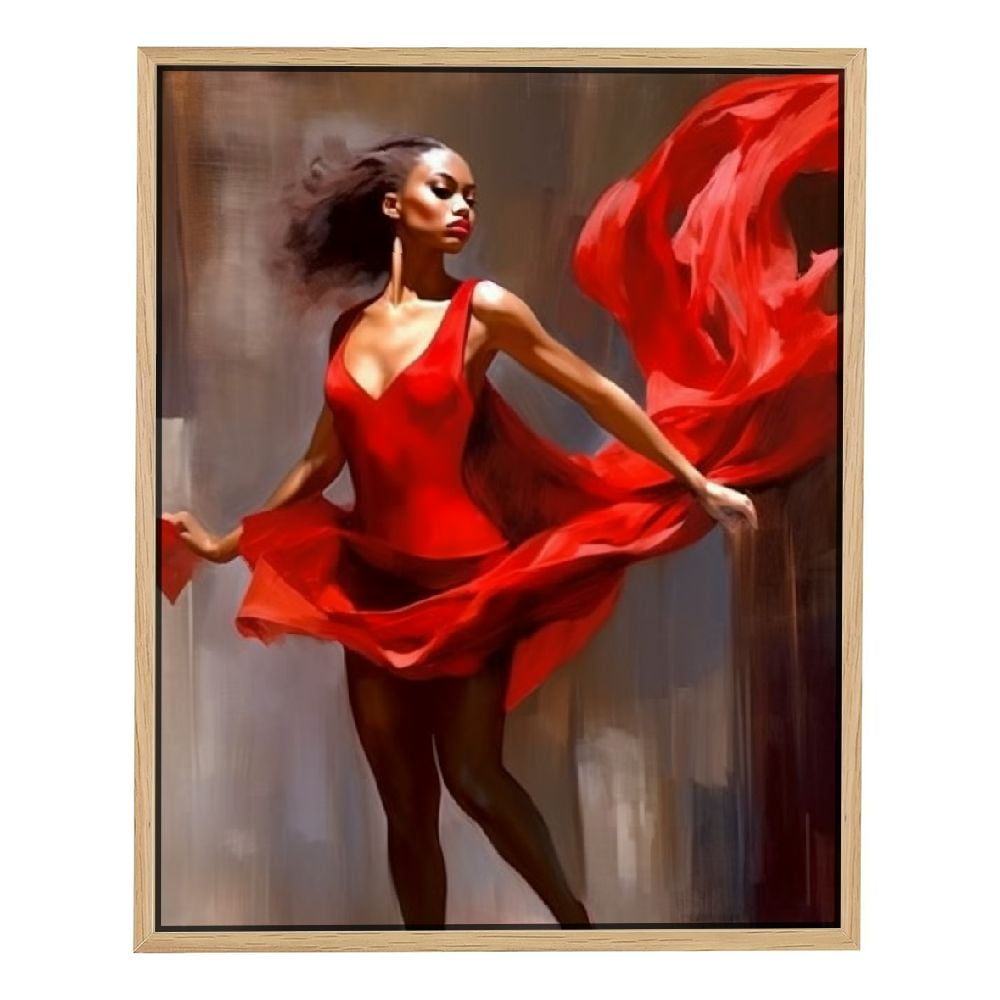 Nawypu African American Wall Art Print Ballet Dancer Artwork Black Woman Canvas Wall Decor for ...