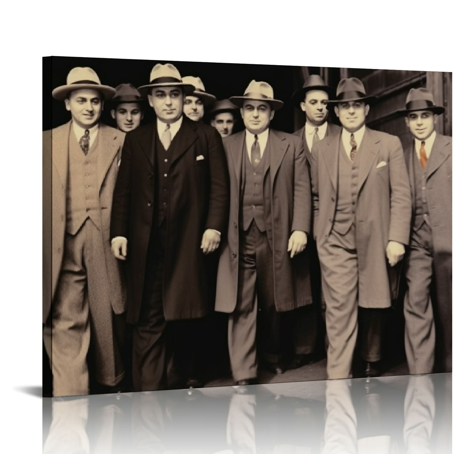 Nawypu Al Capone Poster Gangster Mobster AL Capone Criminal Mob Mafia ...