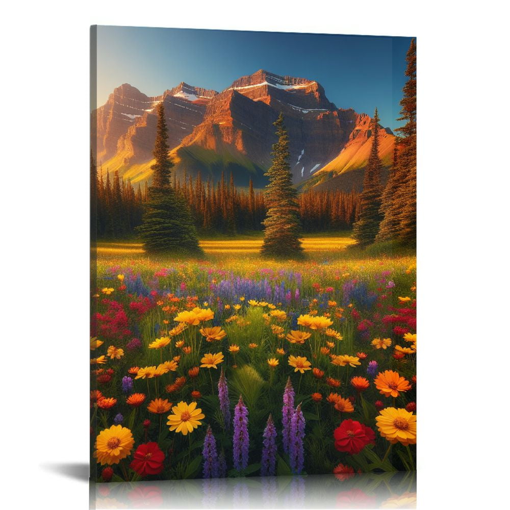Nawypu American Native Mount Rainier National Park Canvas Wall Art ...