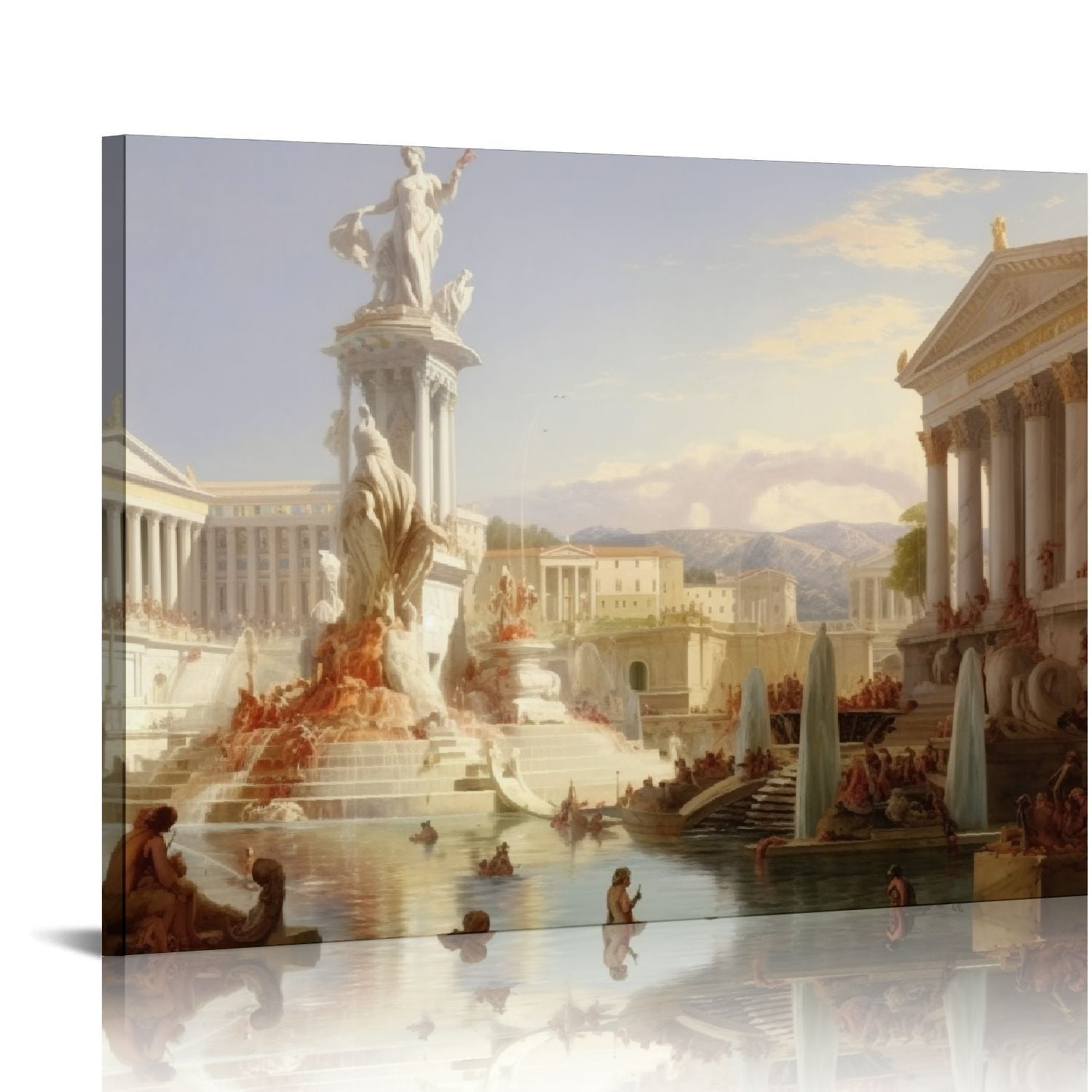 Nawypu Ancient Greek Castle Carnival Wall Art Picture Renaissance and ...