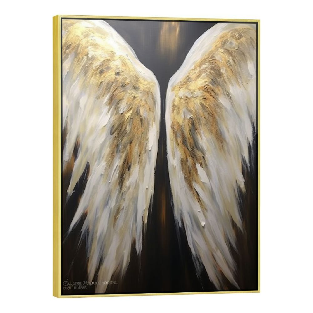 Nawypu Angel Wings Poster Abstract Angel Wings Poster Wall Art Painting ...