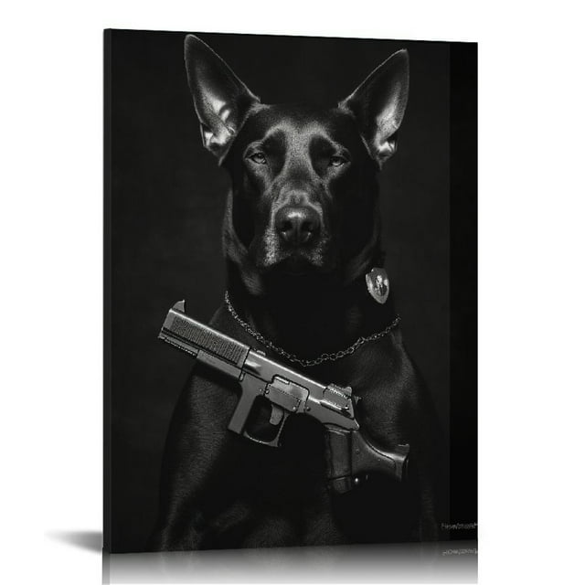 TIAOTIAOHOU Animal Posters Dog Poster Cool Posters Canvas Wall Art ...