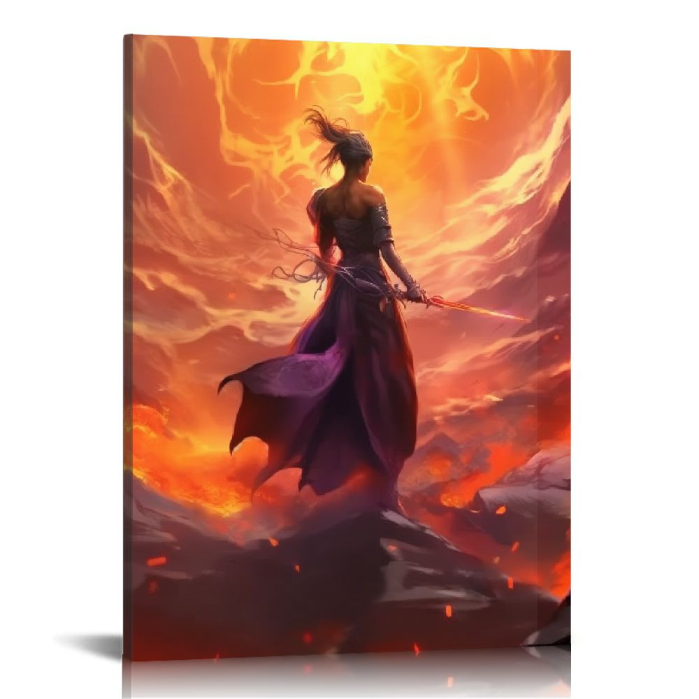 Nawypu Anime Poster The King of Hell HD Print Canvas Painting Wall Art ...