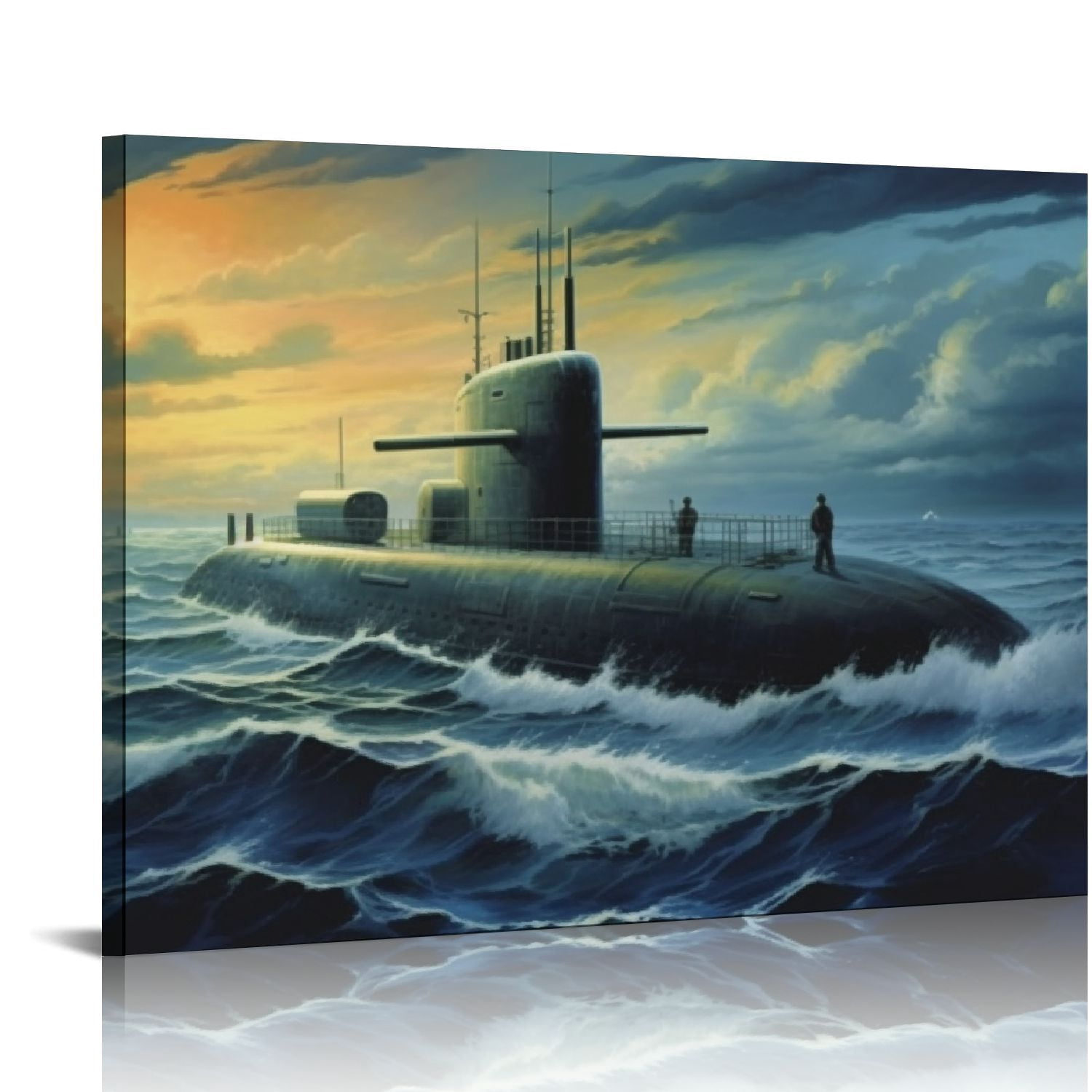 Nawypu Anime Submarine Ocean Painting Canvas Poster Decorative Painting ...