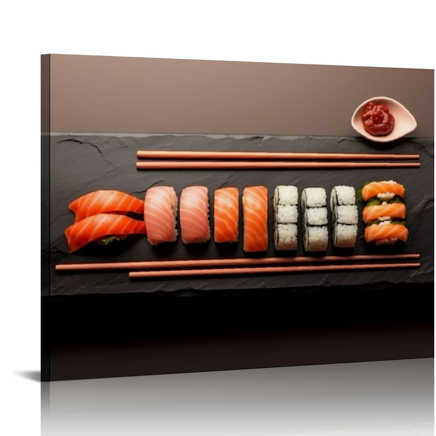Nawypu Art Wall Painting Sushi Set sashimi sushi rolls Oil Paintings ...