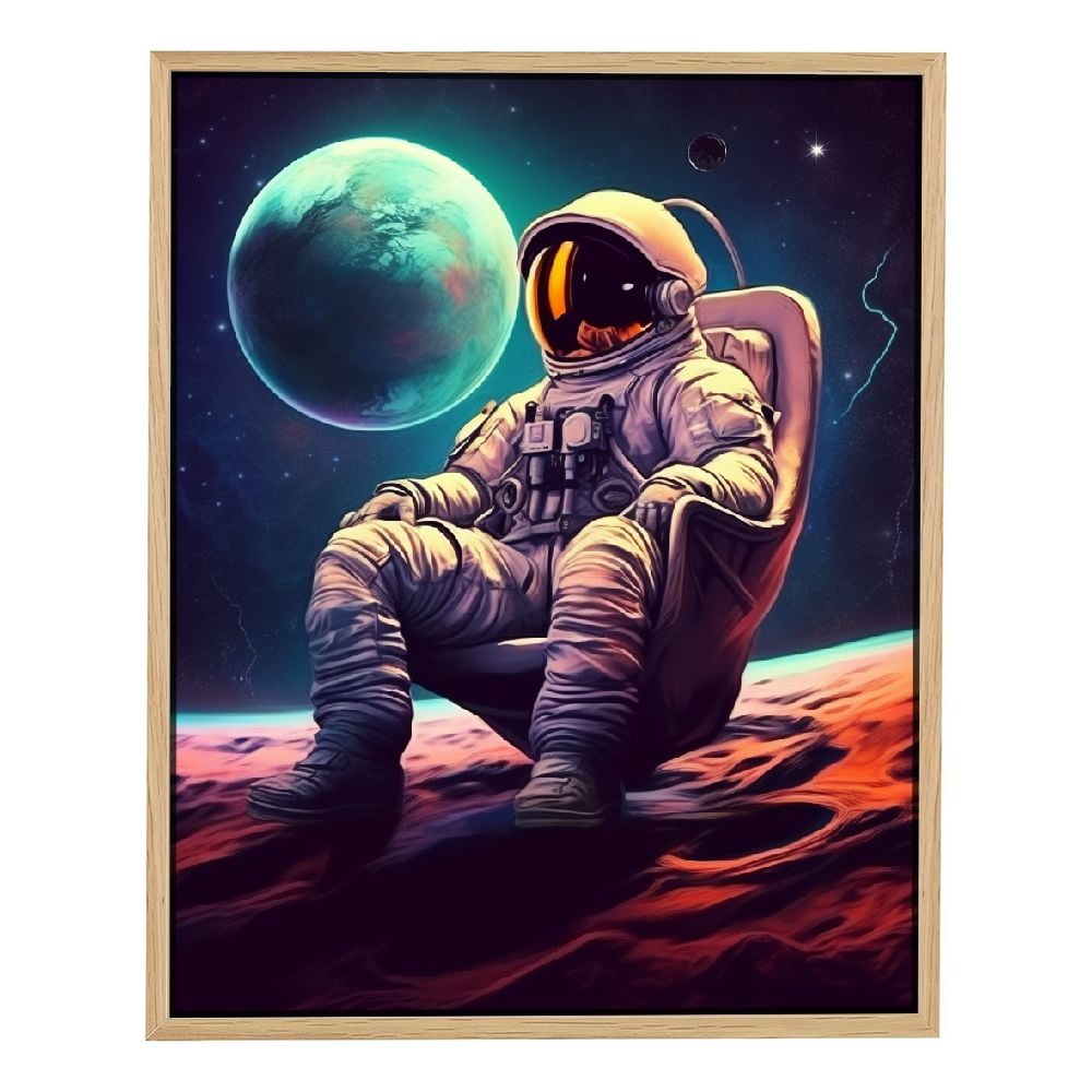 Nawypu Astronaut Wall Art for Boy's Room Spaceman Pictures Universe ...