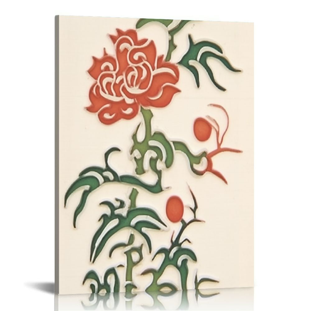 Nawypu Autumn Season Mahjong Tiles Canvas Wall Art Funny Canvas Wall ...