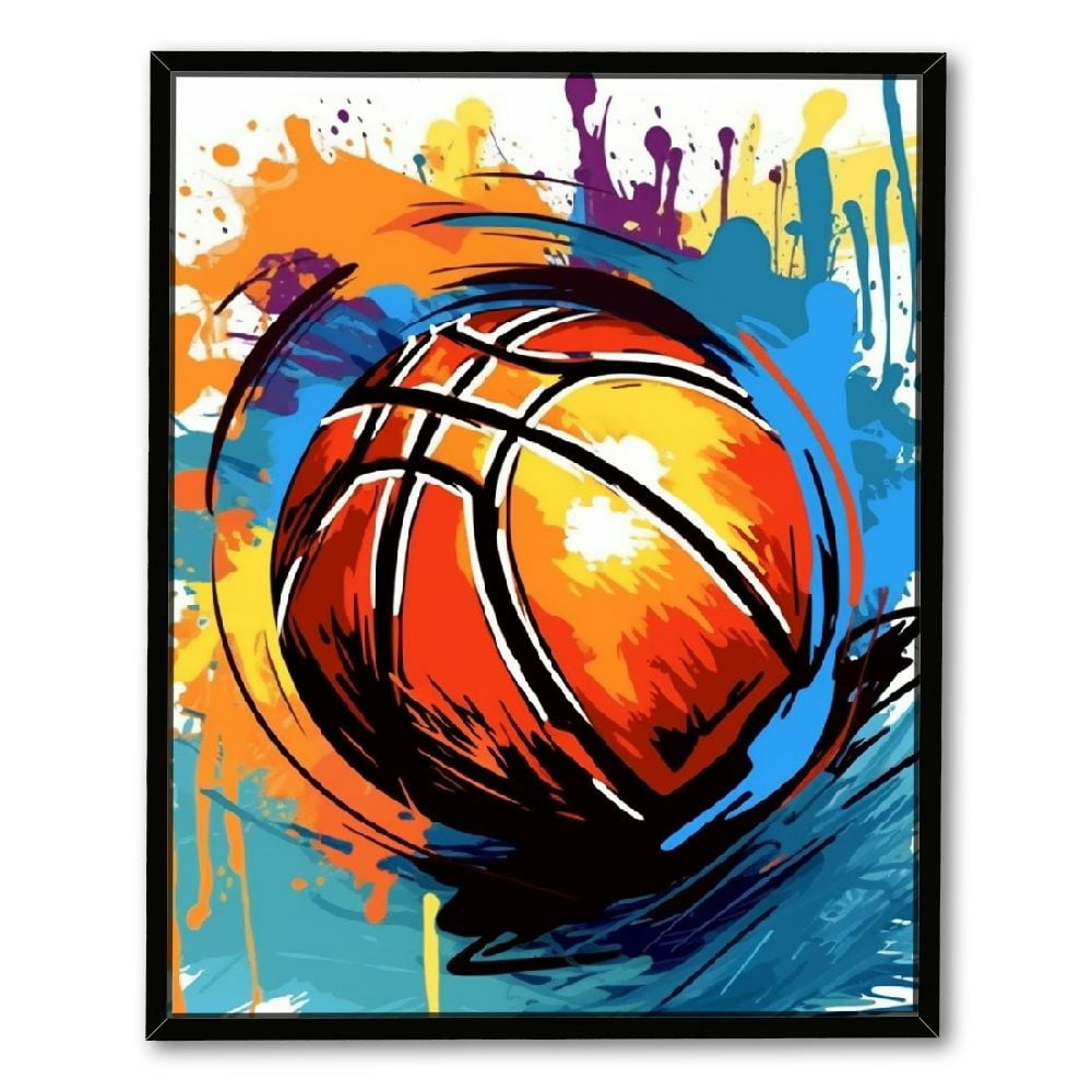 Nawypu Basketball Canvas Wall Art, Basketball Posters Canvas Prints ...